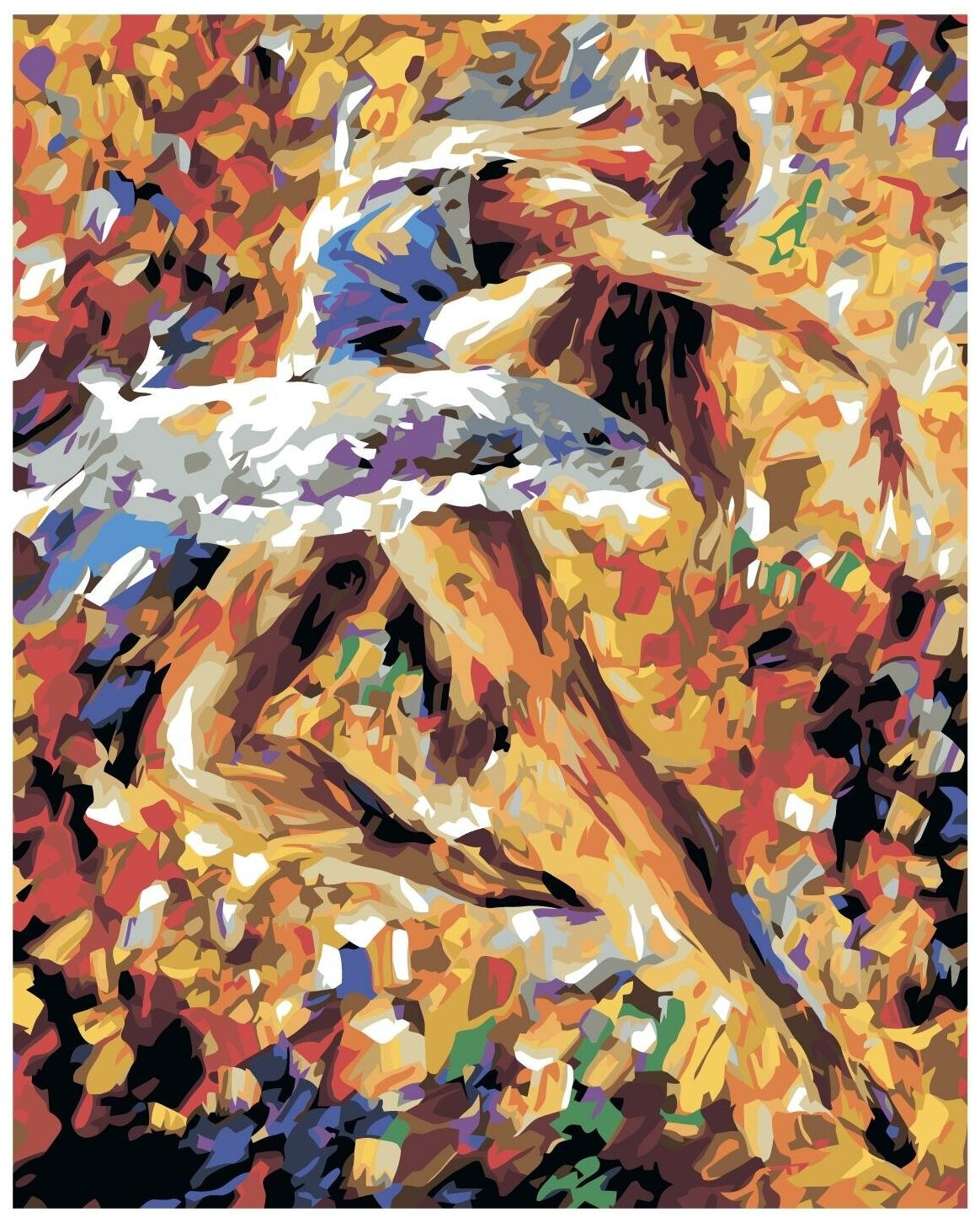 Танцевальный экстаз Раскраска картина по номерам на холсте