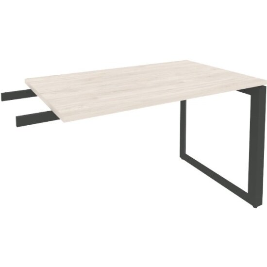 Брифинг-приставка Riva на О-образном м/к O. MO-BR-11 Денвер светлый/Антрацит металл 1180*720*750 (Onix Direct)