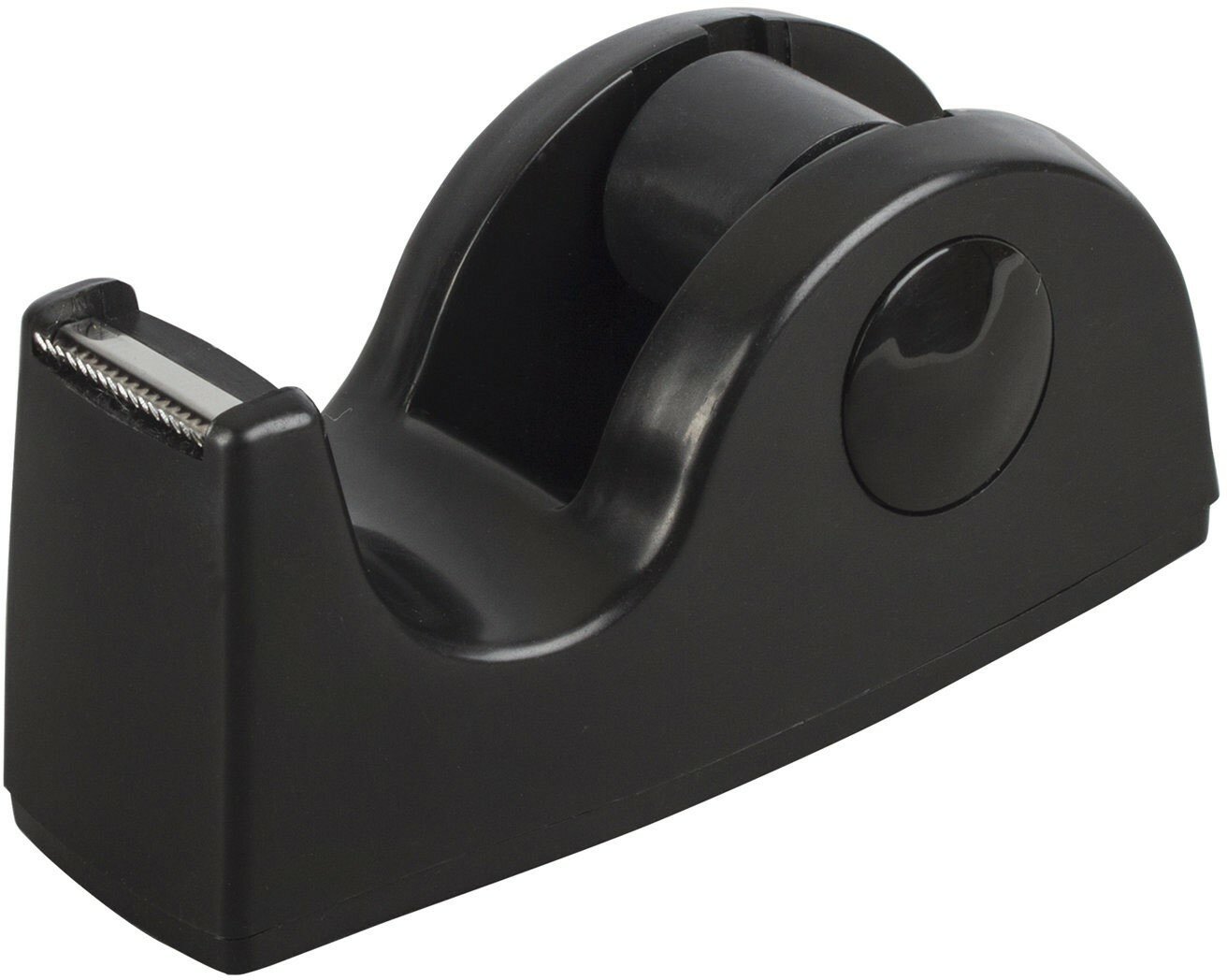 Диспенсер для клейкой ленты настольный, черный (440142)