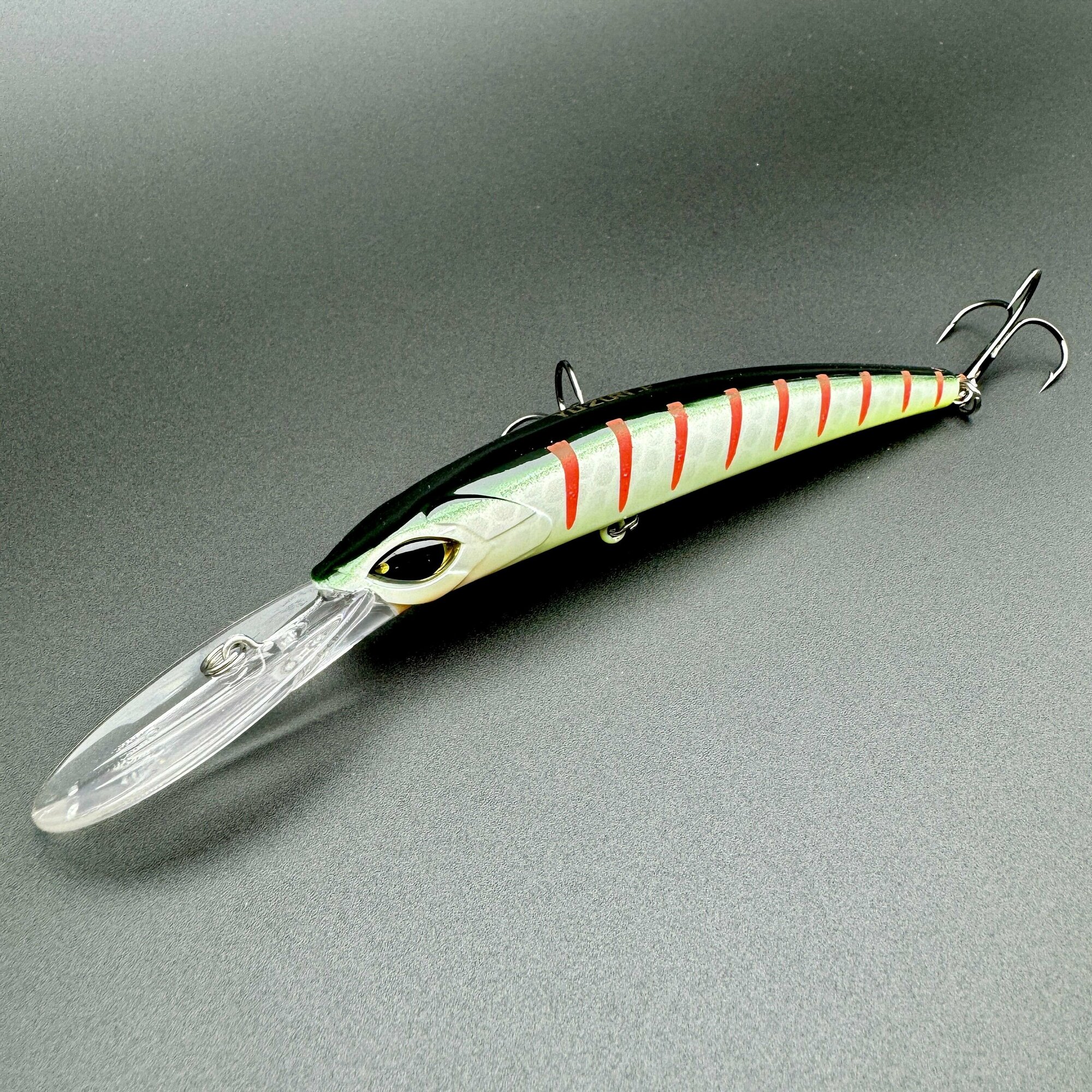 Воблер для троллинга 110 Crystal minnow Deep diver(F) на щуку, сома, судака