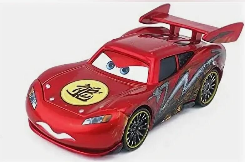 Коллекционная литая металлическая машинка из мультфильма "Тачки" (Cars) Маквин_дракон-1