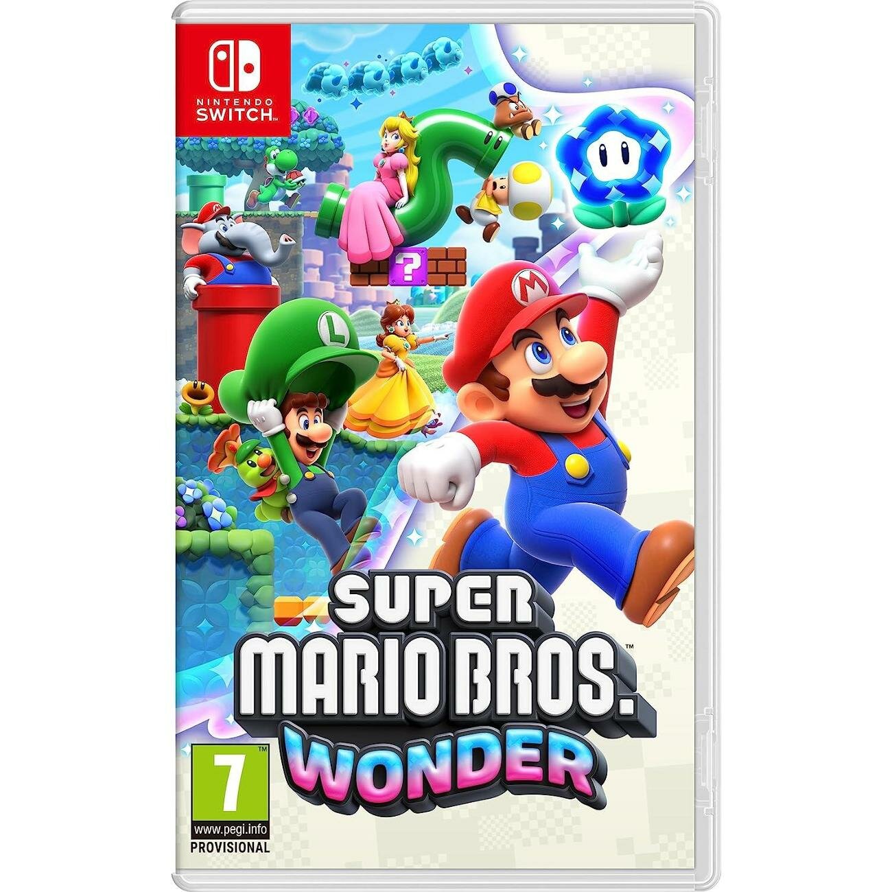 Super Mario Bros. Wonder (Nintendo Switch, русская версия) картридж