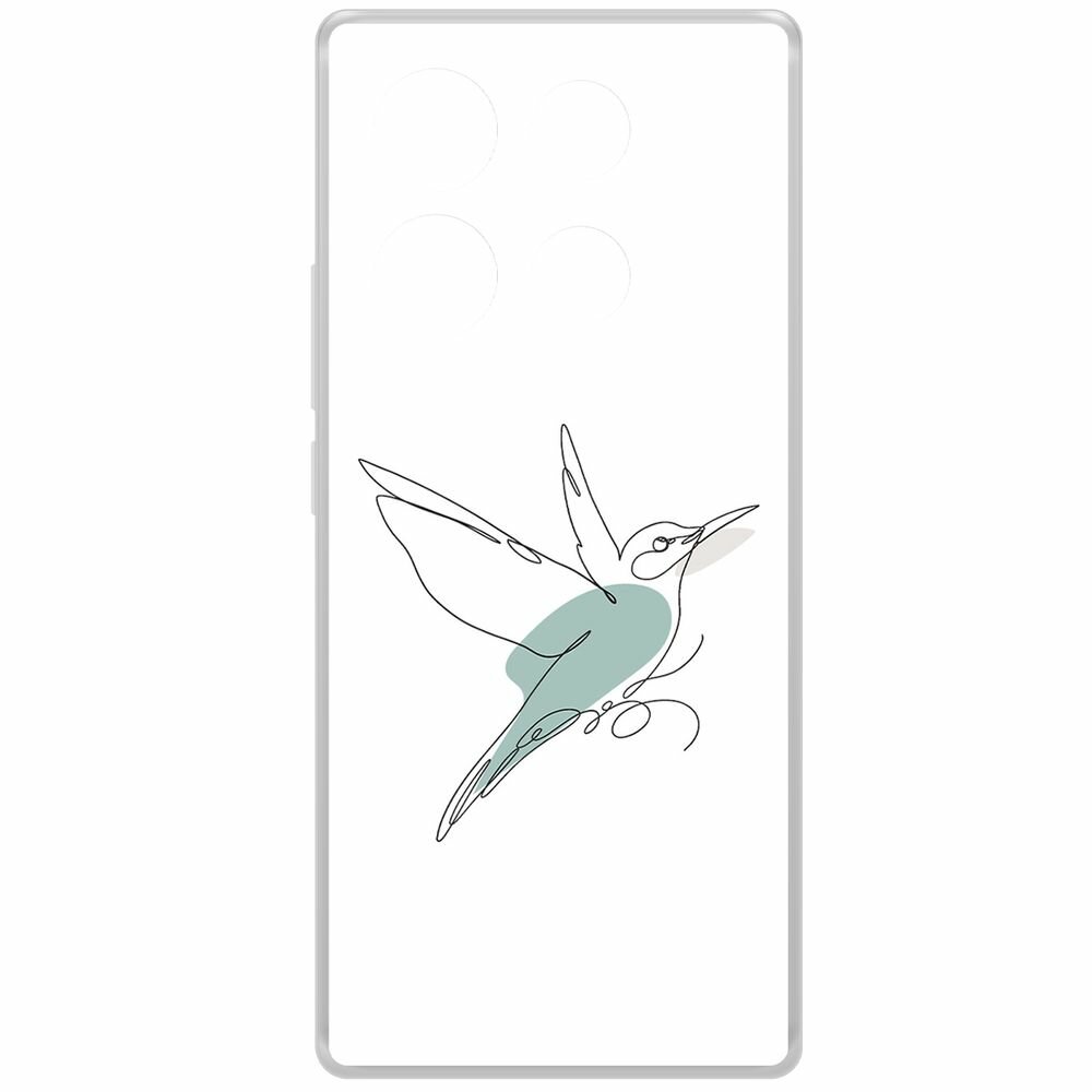 Чехол-накладка Krutoff Clear Case Легкость для INFINIX Note 40