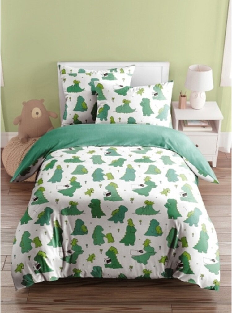 КПБ Василёк поплин Тинейджер 71216/1 Дракоша размер 1,5 спальный для детей и подростков