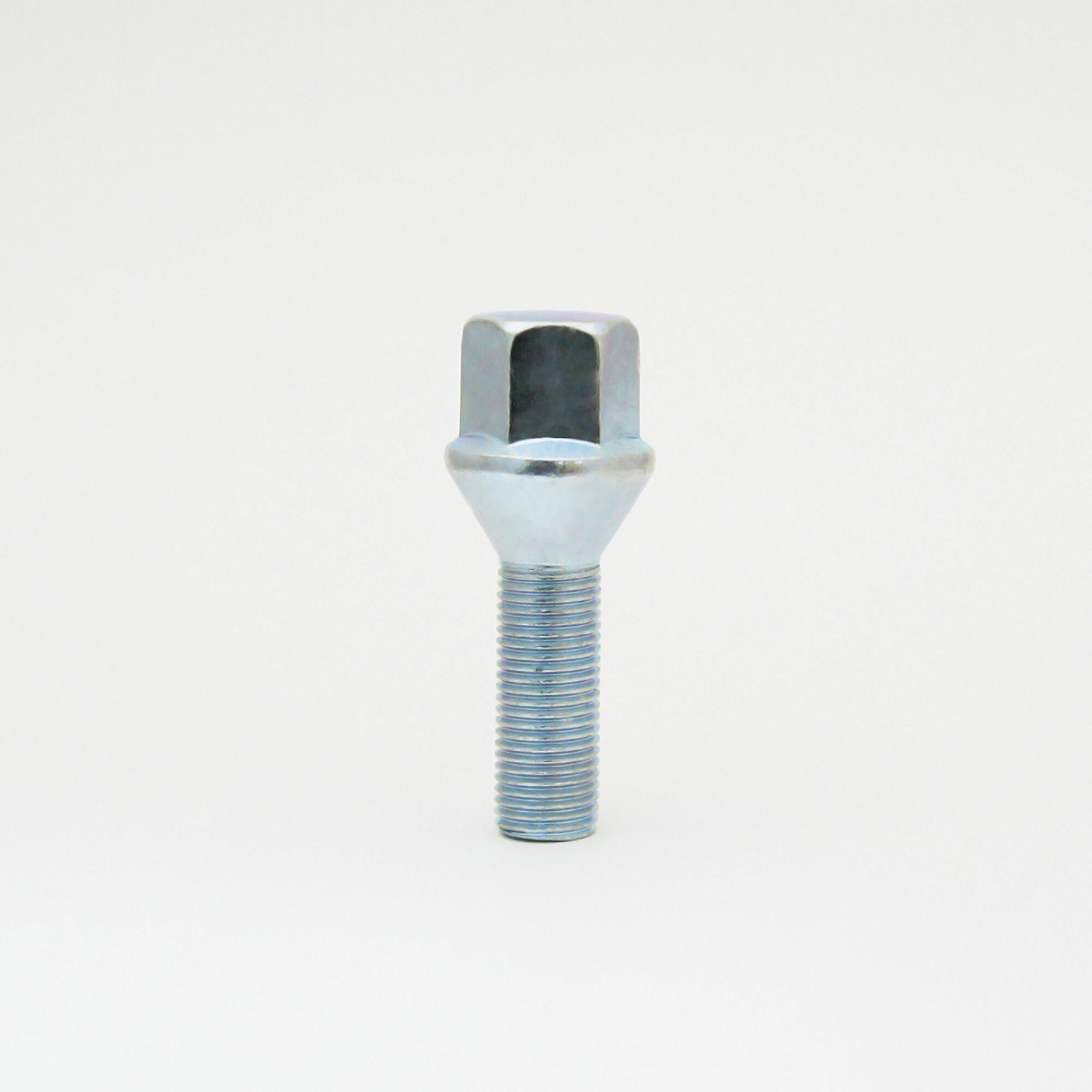 Болт колесный M14x1,25 длина резьбовой части 32мм, конус, ключ 17мм, цинк