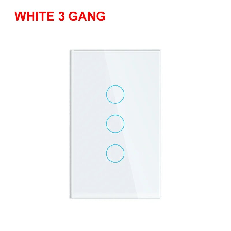 GIRIER Smart Wifi Touch Switch 1/2/3 Gang White 3 Gang