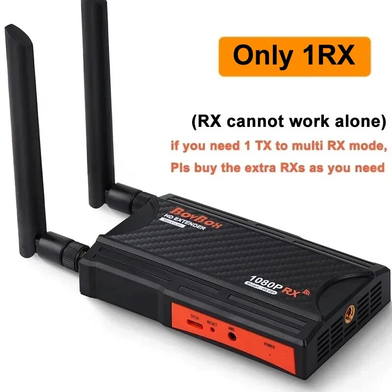 Беспроводной HDMI-удлинитель 5.8Ghz 200M 1 To 4 Only 1 RX