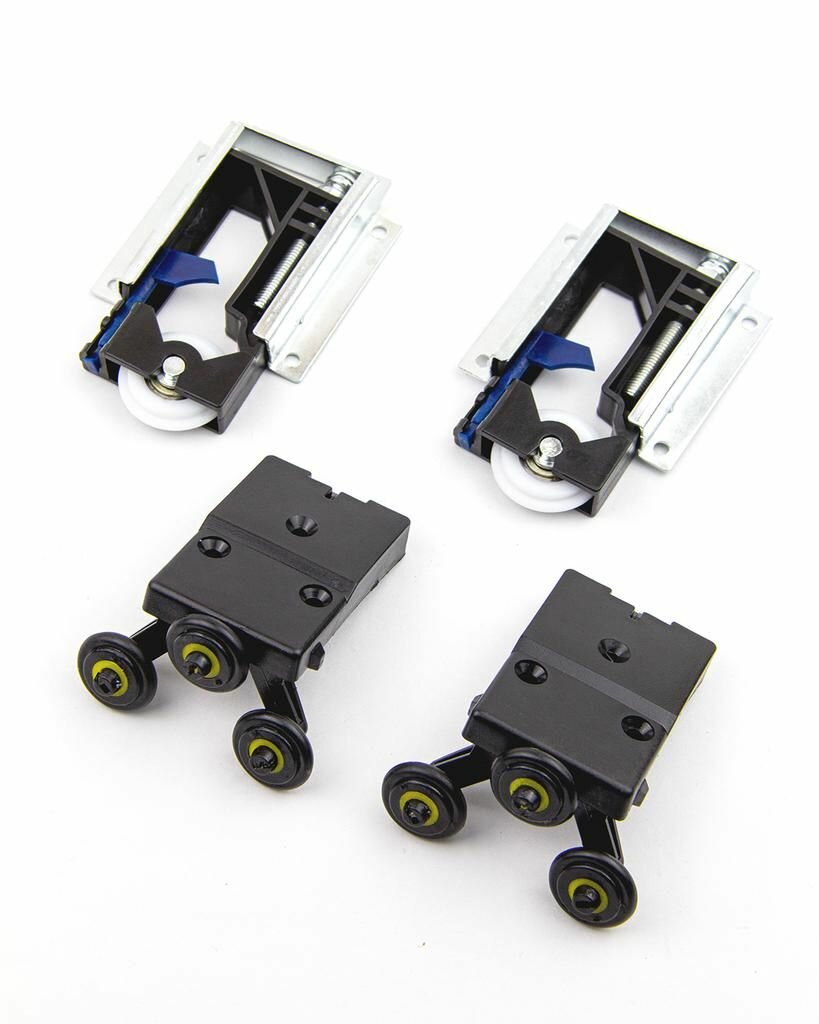 Ролики для дверей шкафа купе, двери ЛДСП, комплект. (Оригинальные)