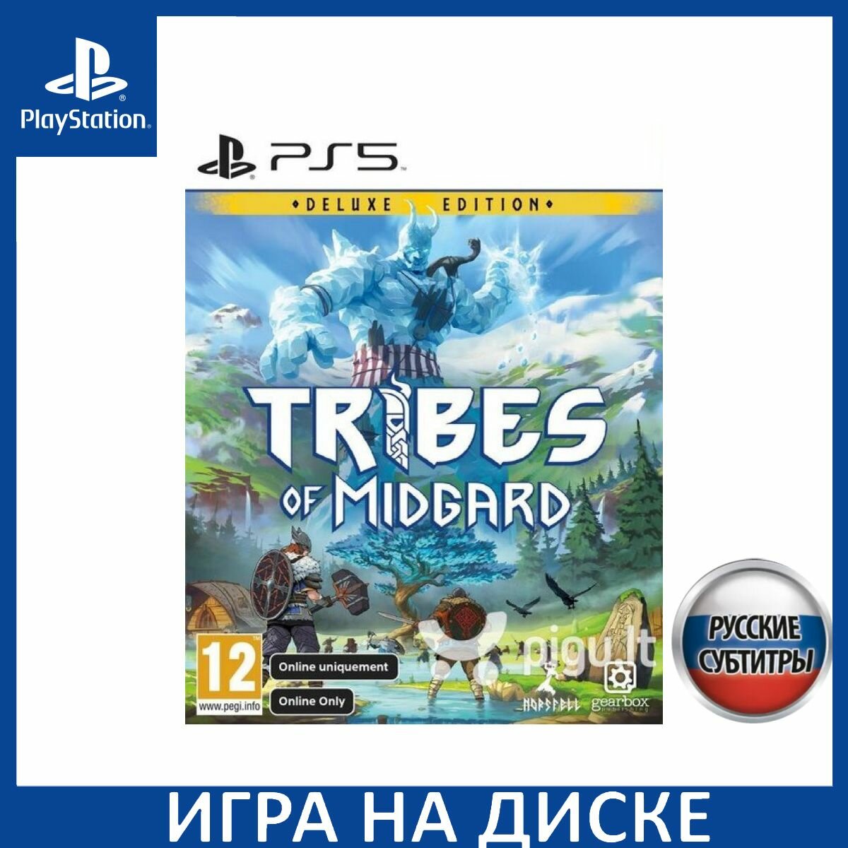 Игра Tribes of Midgard Deluxe Edition PS5 Русская Версия Диск на PlayStation 5