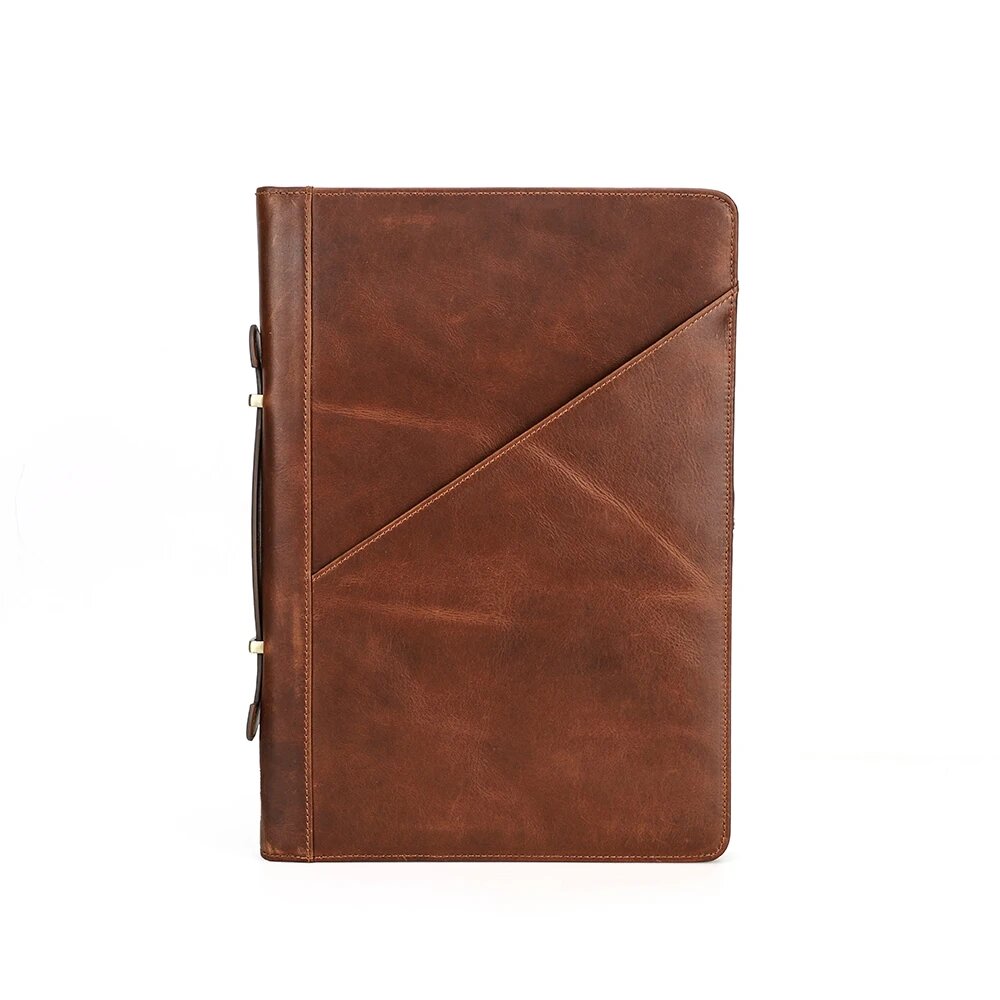 Кожаный блокнот CONTACT'S FAMILY Brown-oil leather