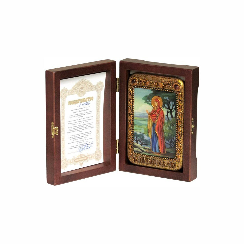 Настольная икона Святая праматерь Ева 10*15см 999-RTI-132m