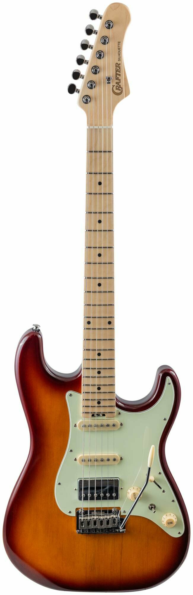 CRAFTER Charlotte (Silhouette) MP Tobacco Sunburst Электрогитара серия Q3