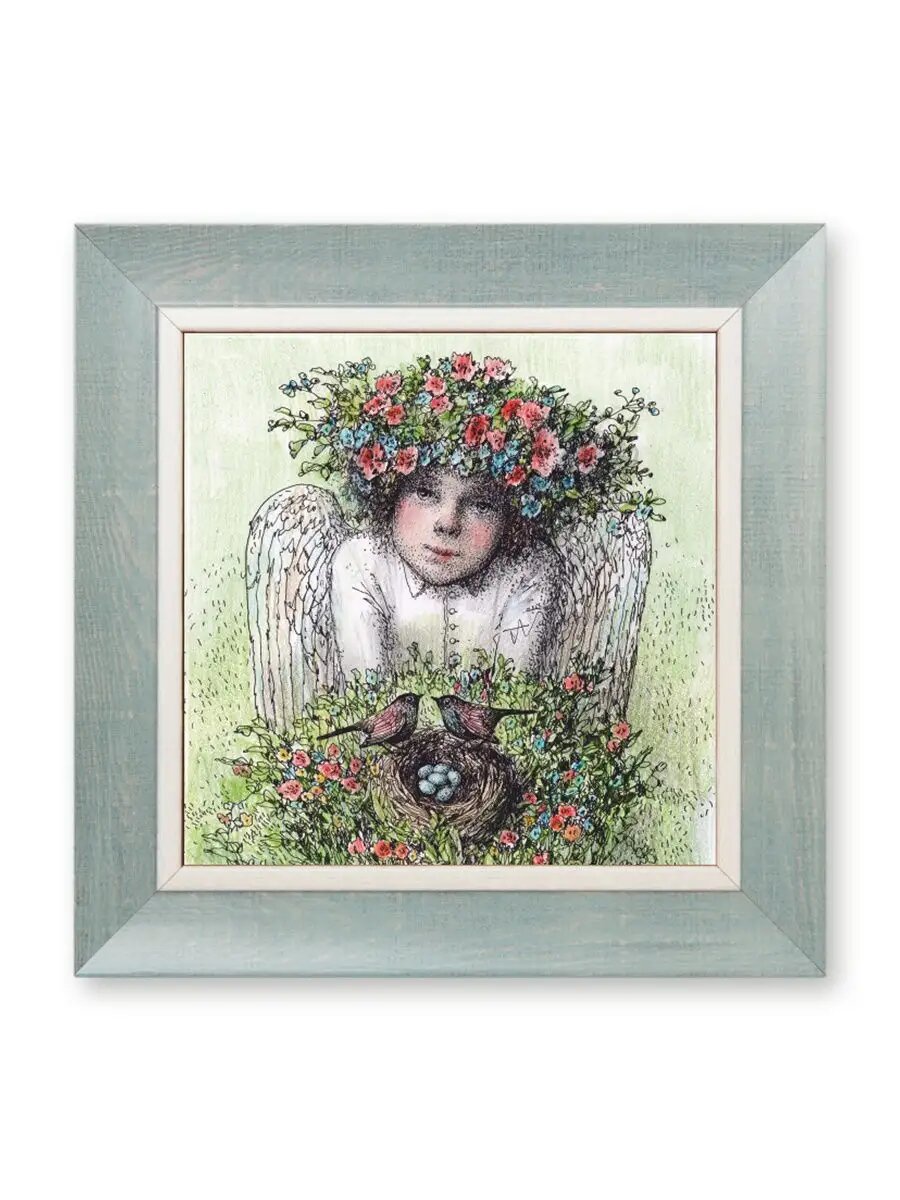 Картина на стену с ангелом.