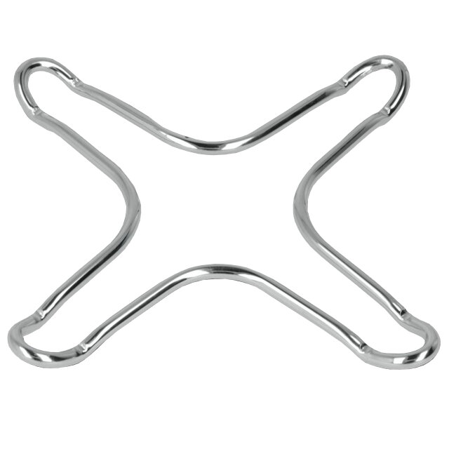 Набор подставок для газовой плиты METALTEX 2шт хромированная сталь