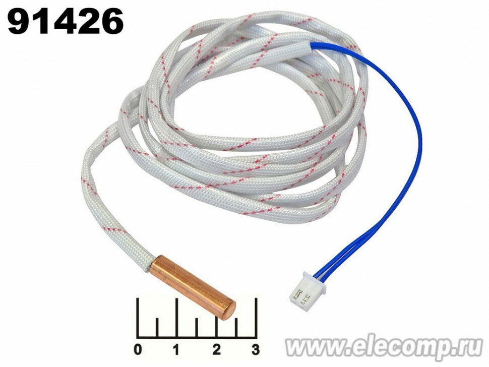 Датчик температуры для водонагревателя 50 кОм (77C) (68832) 1.4м