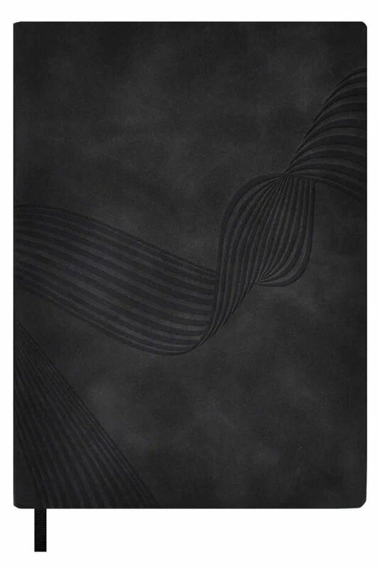 Ежедневник недатированный Феникс+ Escalada А6 черный, 160 листов