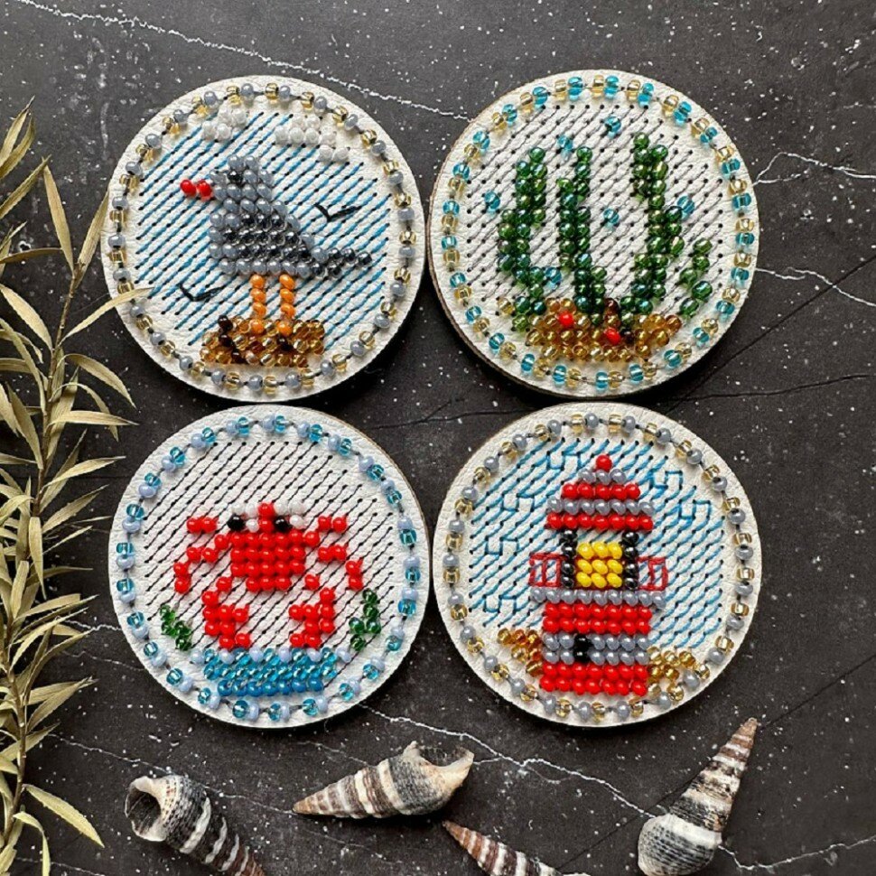 Neocraft НК-13с Магниты "Морские", 4 шт, 45 мм