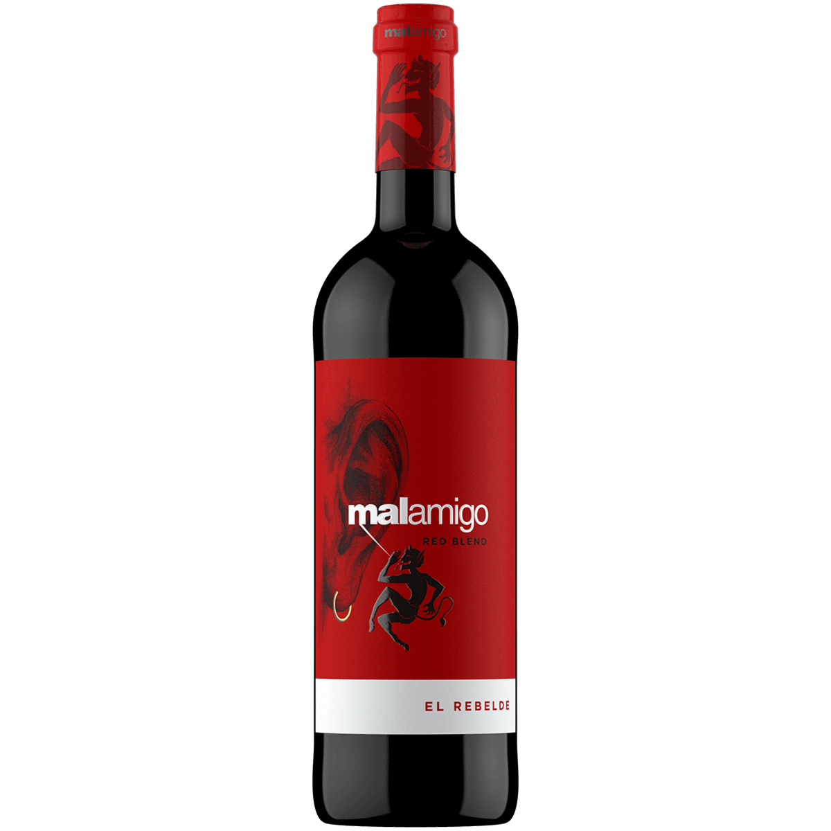 Вино "Malamigo" El Rebelde, красное, полусухое, 0,75 л, Испания