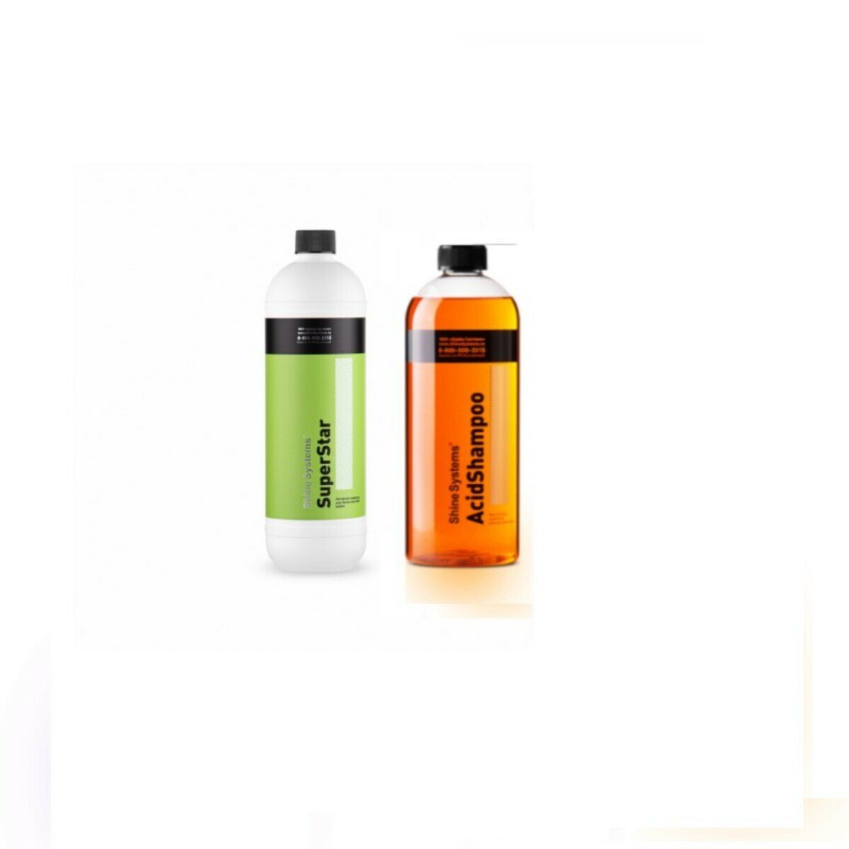 Набор для двухфазной мойки AcidShampoo +SuperStar 900мл