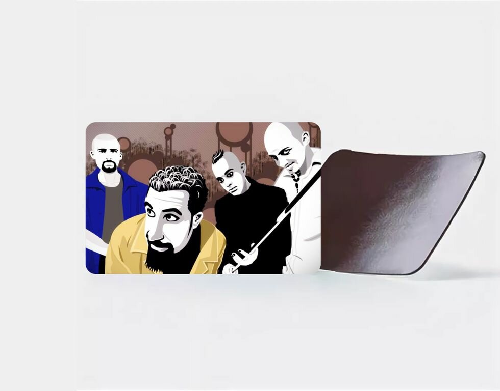 Магнит виниловый System of a Down, Систем оф а Даун №4