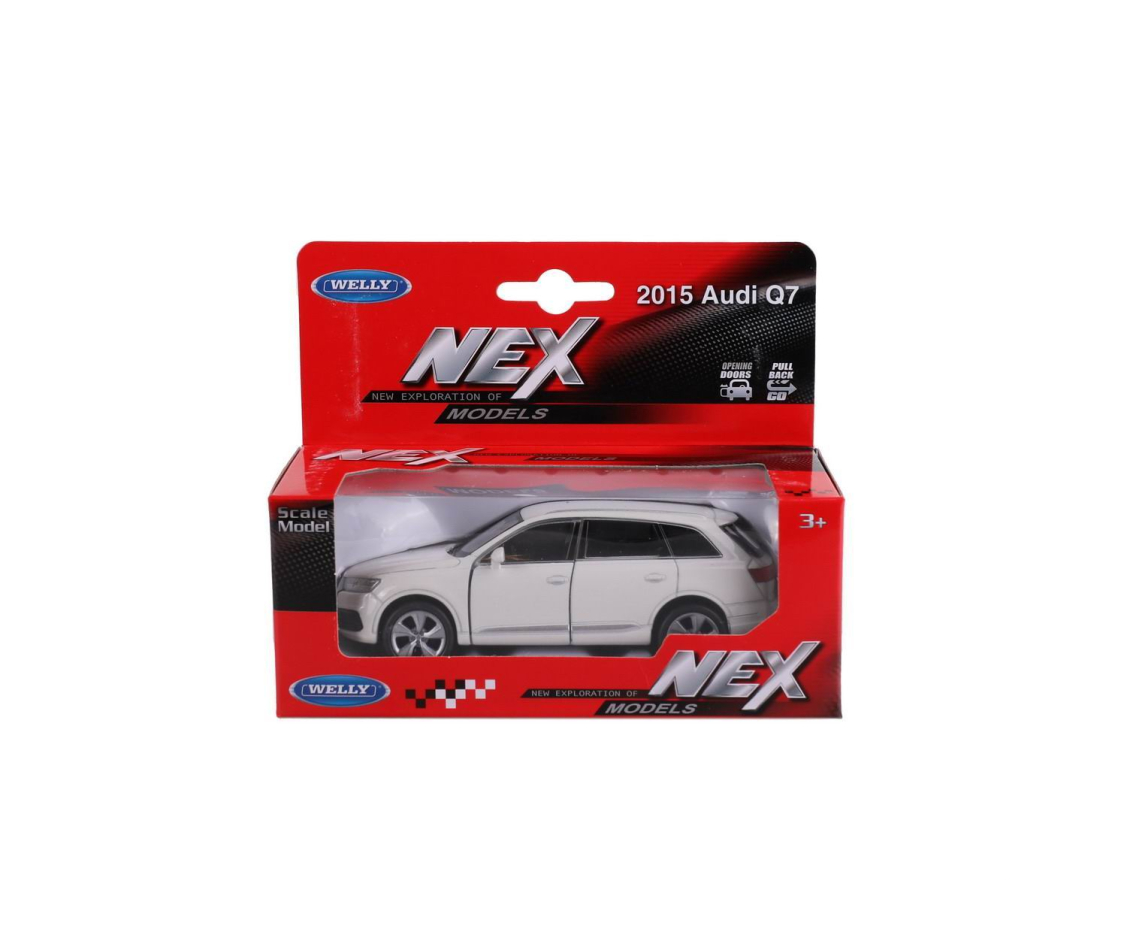 Машинка Welly 1:38 2015 AUDI Q7 белая 43706W