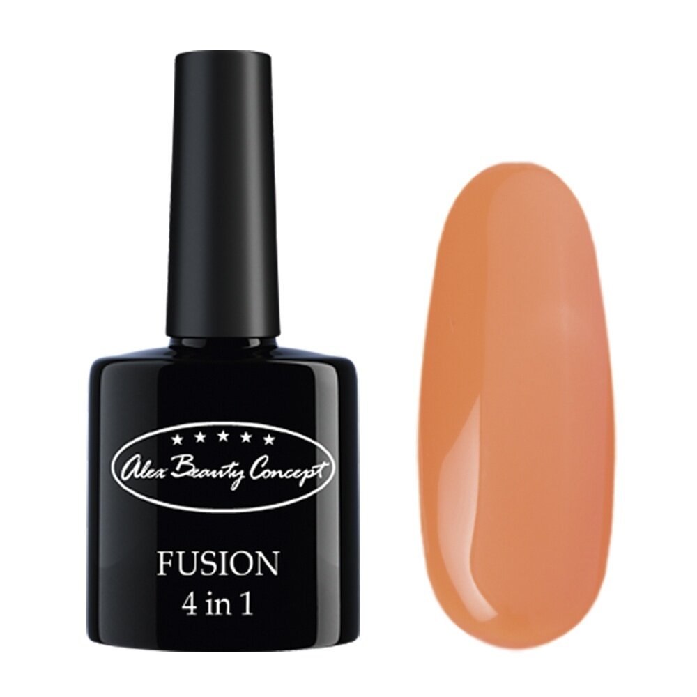 Alex Beauty Concept гель лак для ногтей FUSION 4 IN 1 GEL, 7.5 мл, цвет коричневый/бежевый.