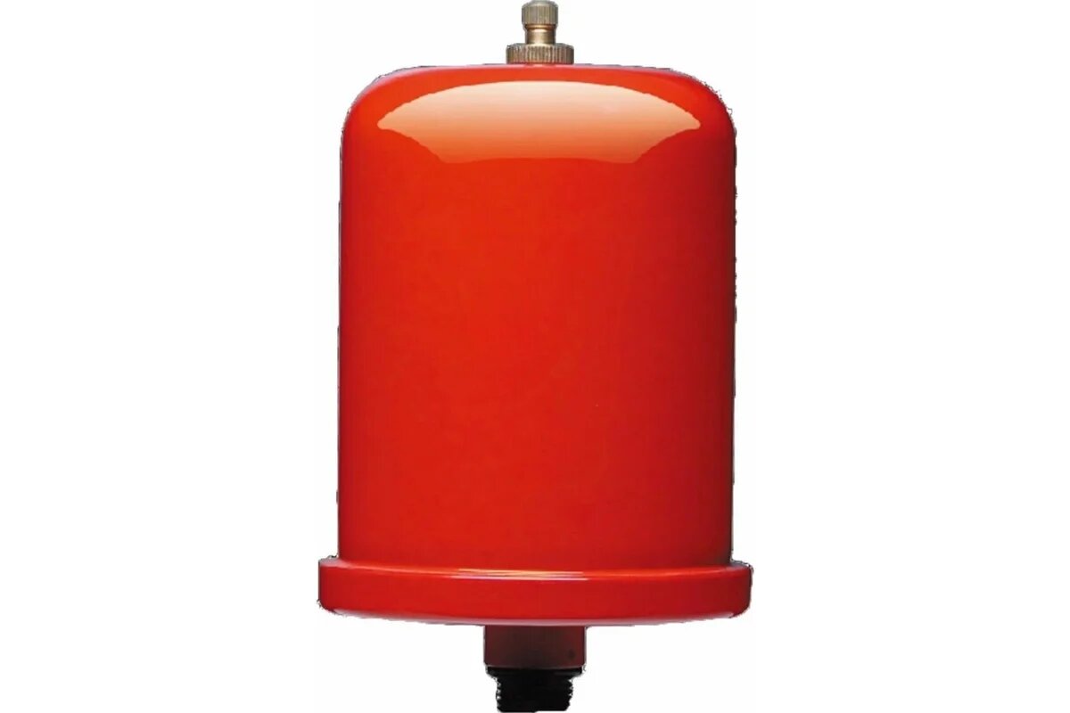 Qubik Бак мембранный расширительный 2 л для отопления d 15 вертикальный (красный) 08093