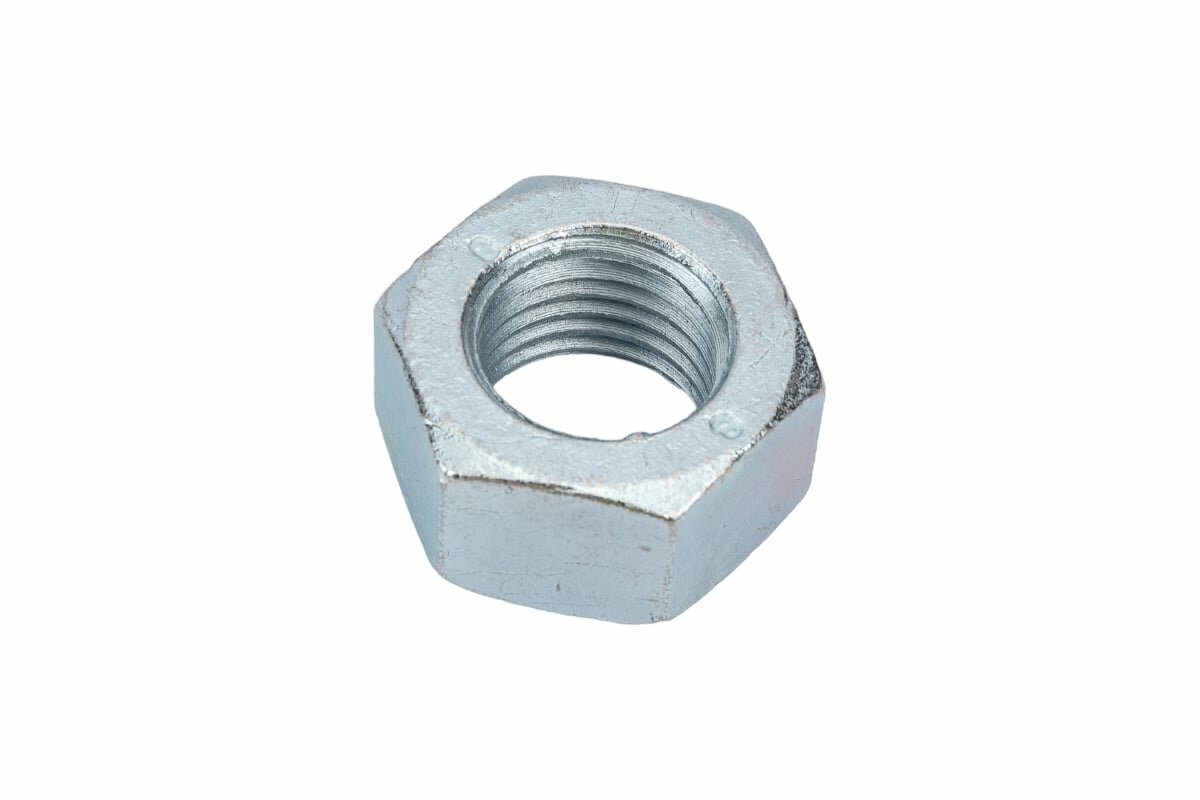 Металлсервис гайка DIN 934 M30 цинковая, метрическая резьба, крепежное изделие 2 шт