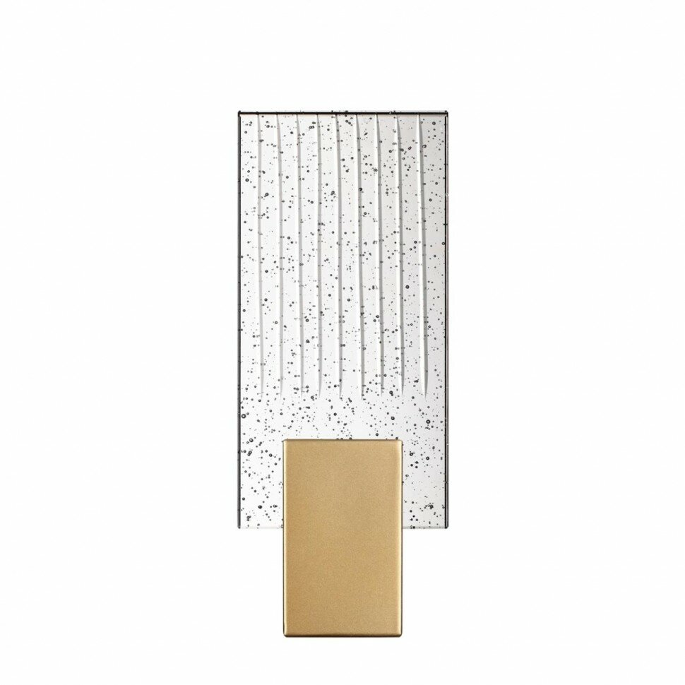 Odeon Light 4362/5WL HIGHTECH ODL23 371 матовое золото/металл/стекло Настенный св-к IP20 LED 5W 218Лм 3000K RICCI