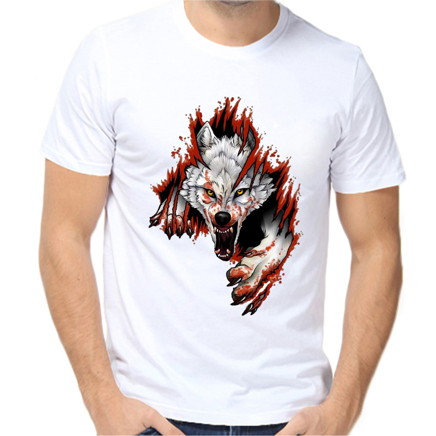 Футболка волк 28