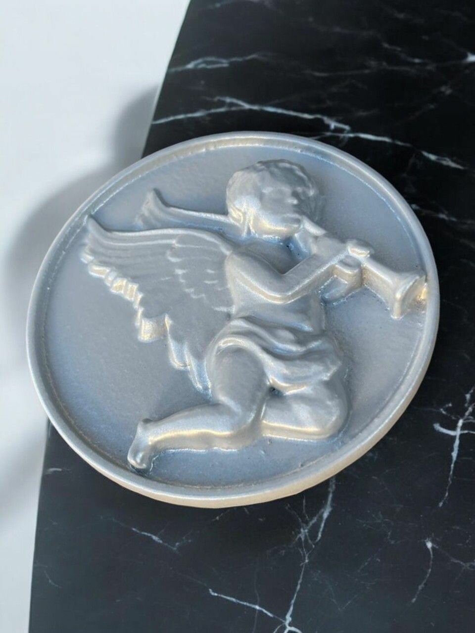 Ангелочек из чугуна 12 см