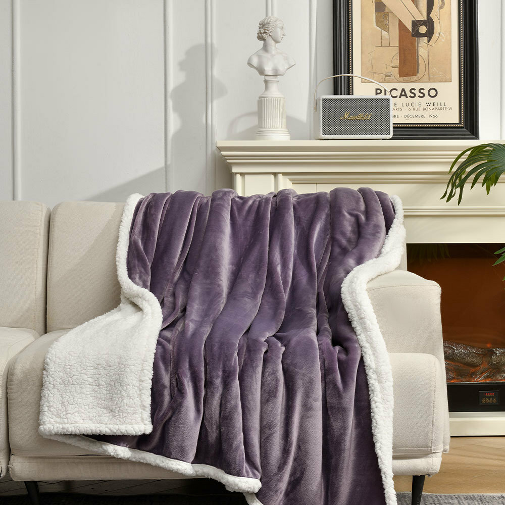 Одеяло "Blanket", двойная фланель, овечья шерсть, 229x229 см