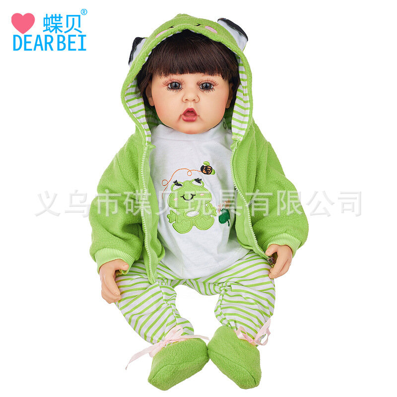 Горячая распродажа 60 см мягкая резиновая кукла-реборн для девочек, подарок, виниловая кукла, оптовая продажа, дропшиппинг