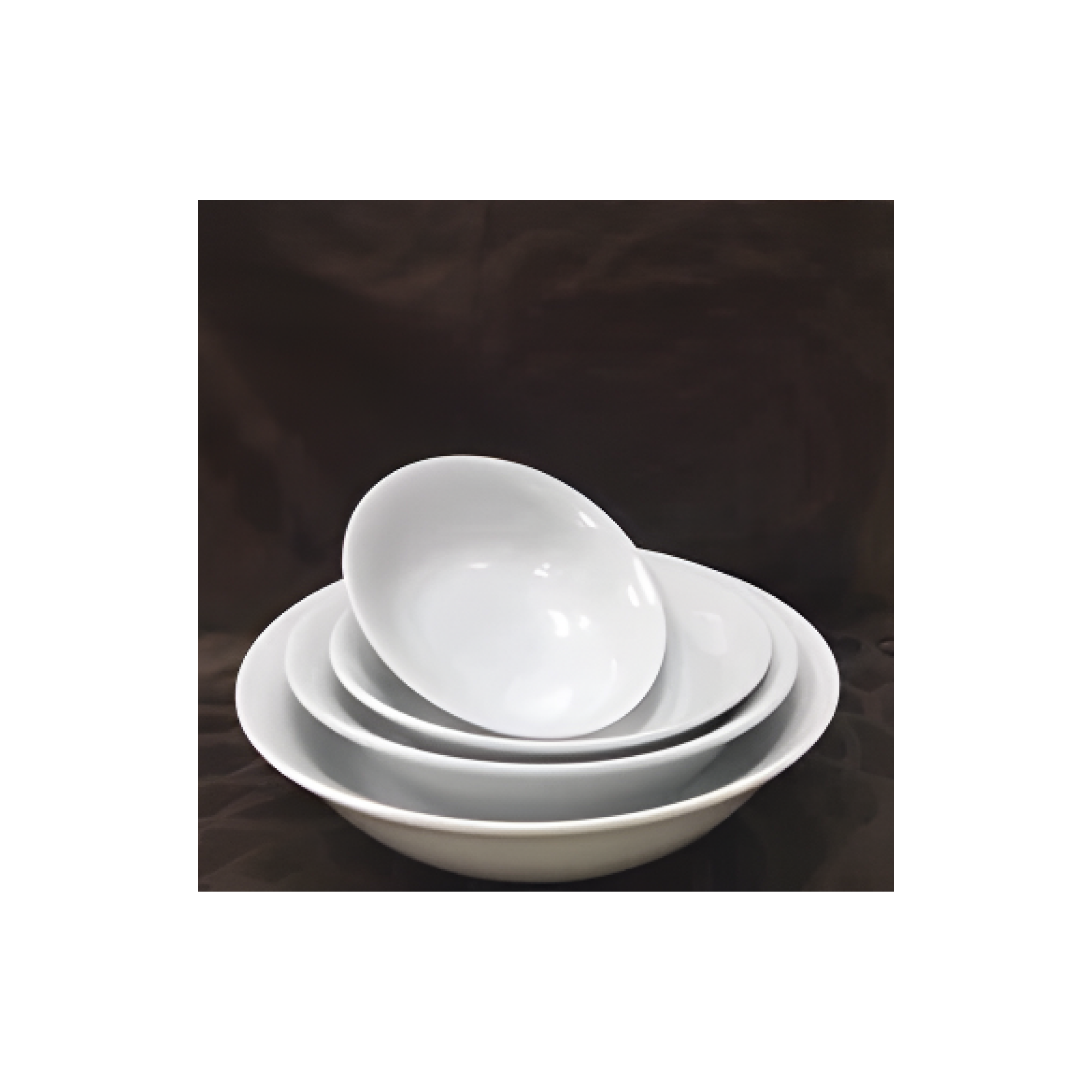 Набор из 6 пиал FAIRWAY для первых блюд и салатов из фарфора, диаметр 20 см