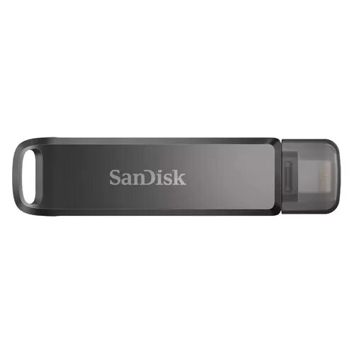 USB Type-C/Lightning Sandisk Phone Drive iXpand 64ГБ, USB3.0, черный [sdix70n-064g-gg6nn]