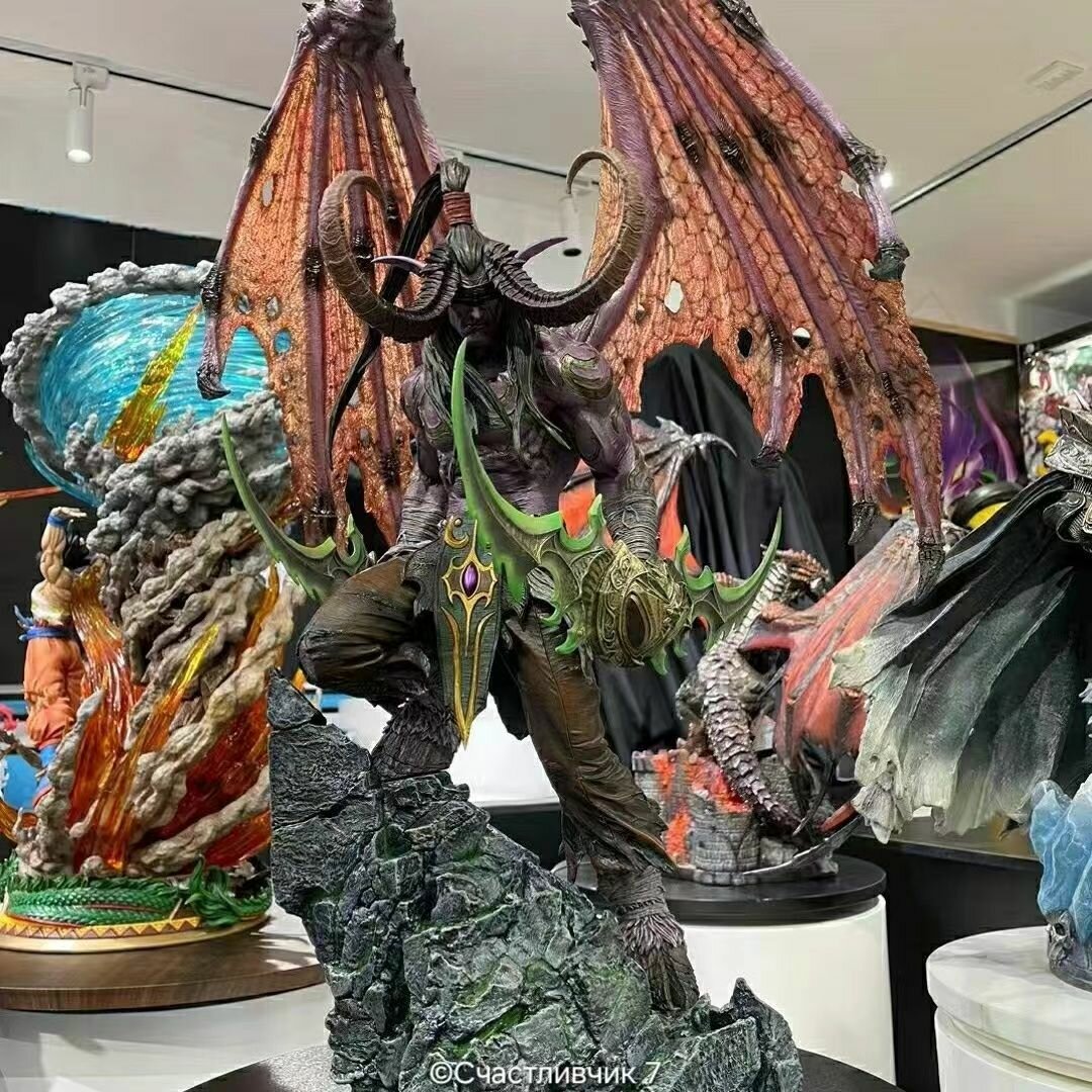 Варкрафт Фигурка "World of Warcraft", Король Лич, Illidan Stormrage,1шт Профессиональное издание