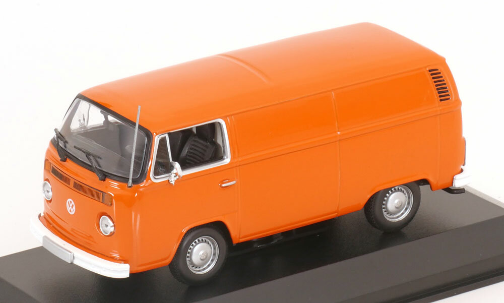Модель коллекционная MAXICHAMPS Vw volkswagen T2 delivery van 1972 orange