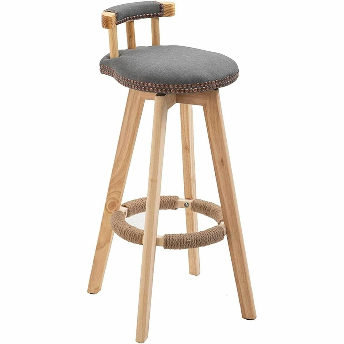 Барные стулья из цельного дерева