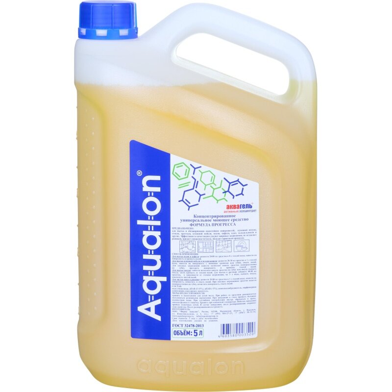 Универсальное моющее средство Прогресс Формула Прогресса, Аквагель, концентрат, 5 л