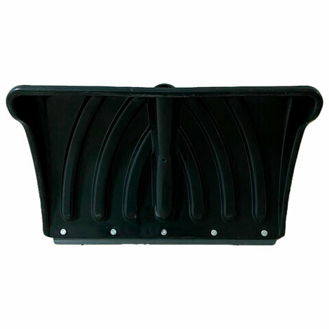 Лопата снеговая 46х33 см без черенка, "крепыш" суперпрочная, планка на клепках, грандмастер, 700338