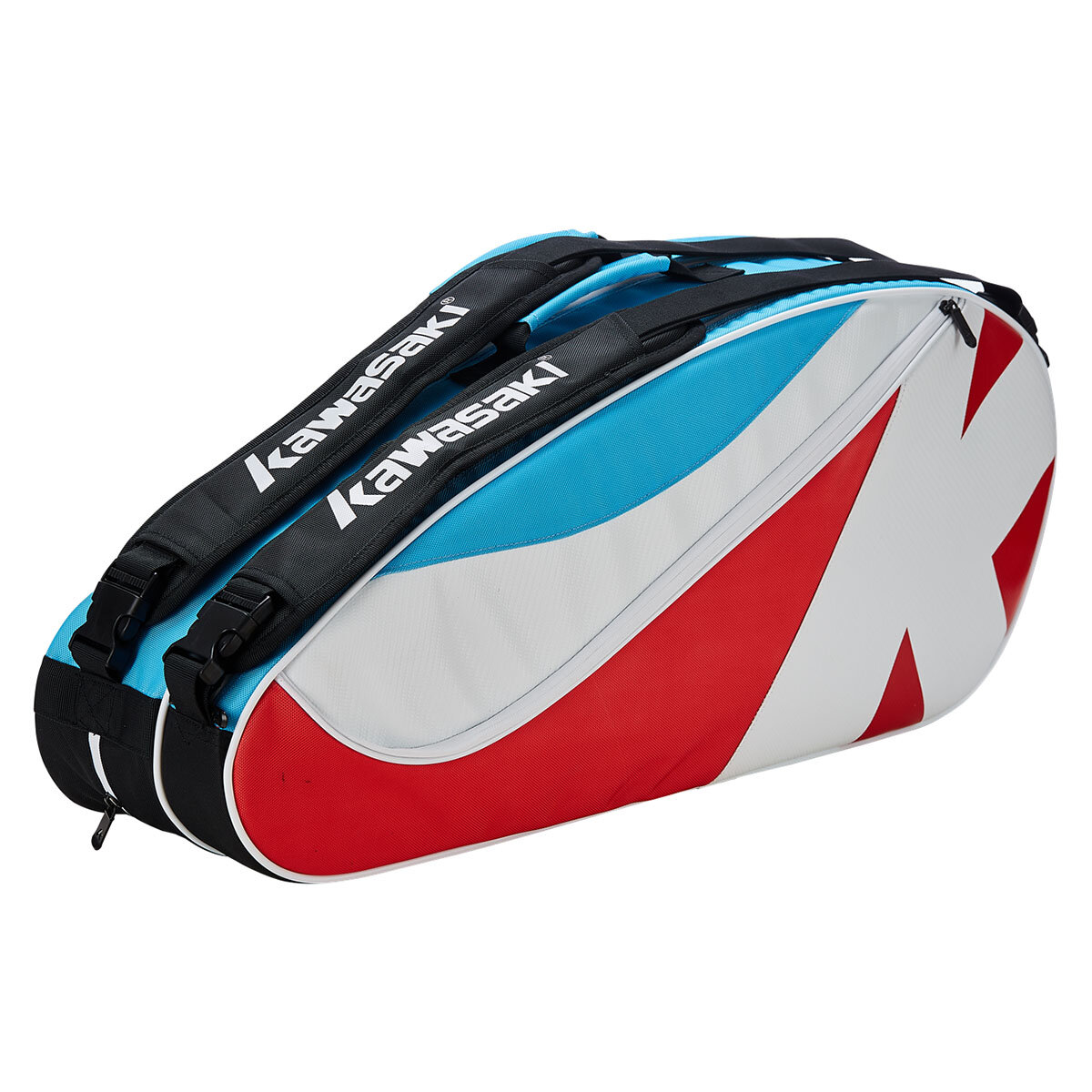 Сумка для ракеток KAWASAKI KBB-8685 BLUE/RED, для бадминтона, тенниса