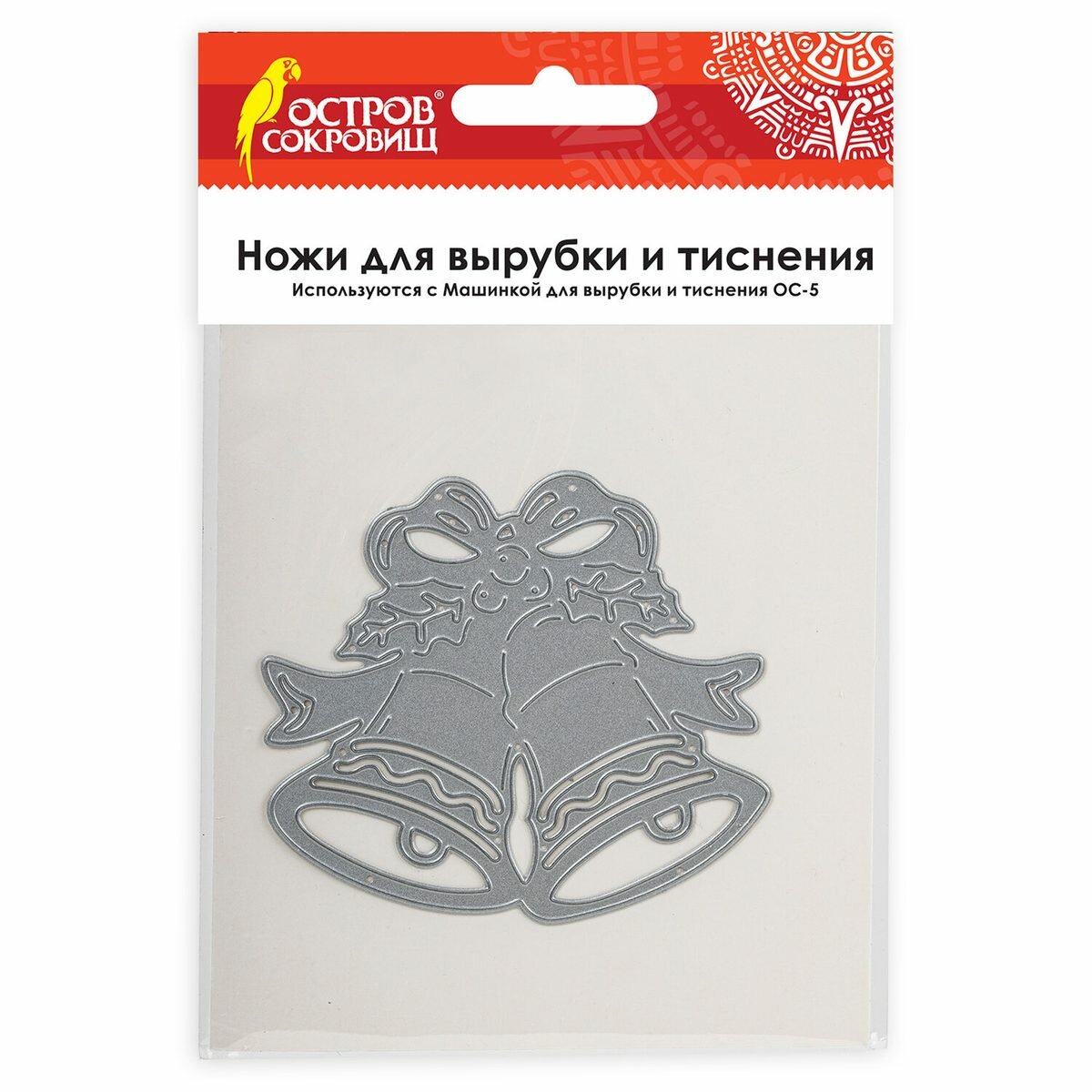 Нож Остров сокровищ "Колокольчики" для Машинки для вырубки и тиснения ОС-5, 82х73 мм, 2 уп. (861-041)