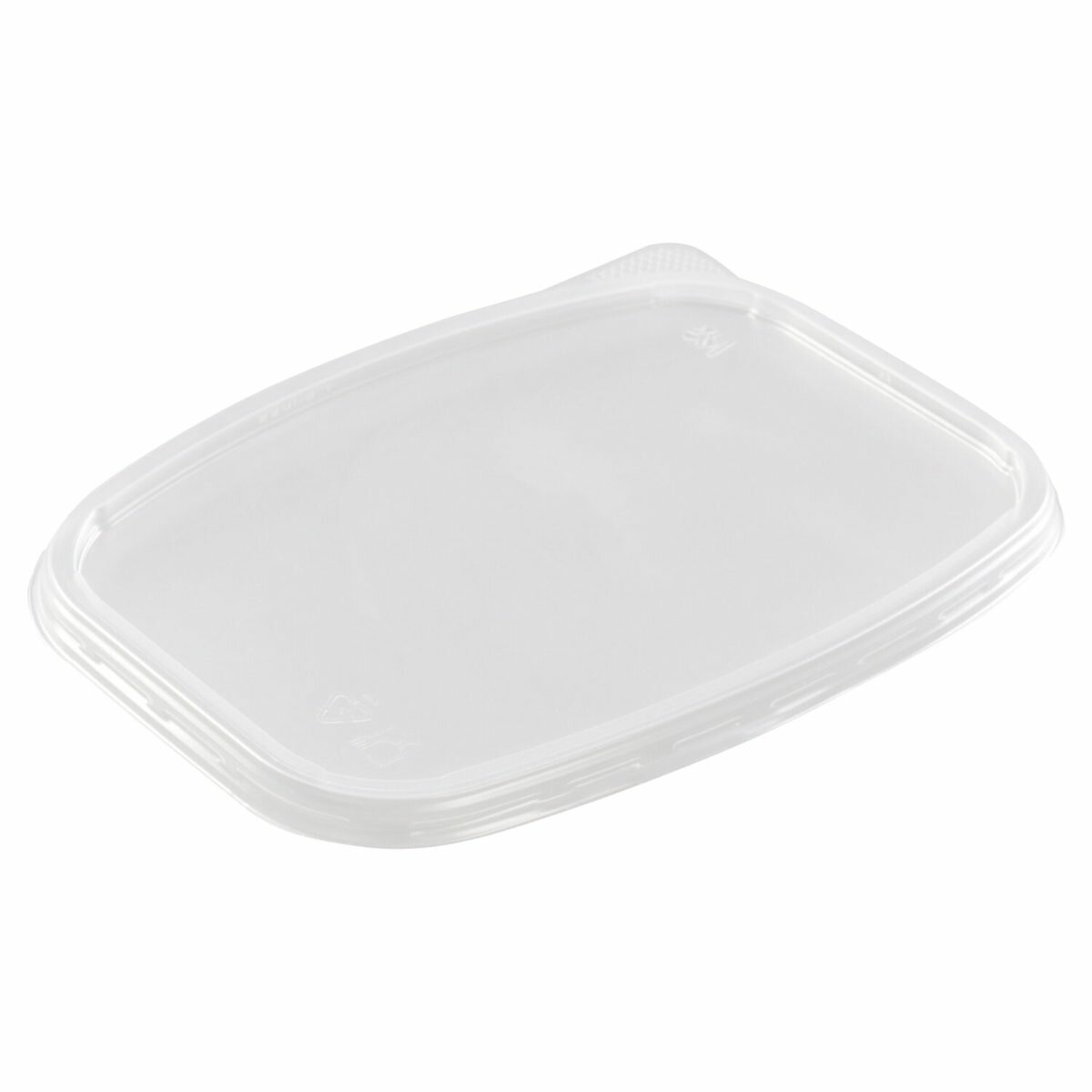 Крышка для контейнера Юпласт, 138х102мм, прозрачная, 100шт. (ЮУПМ3318), 2 уп.
