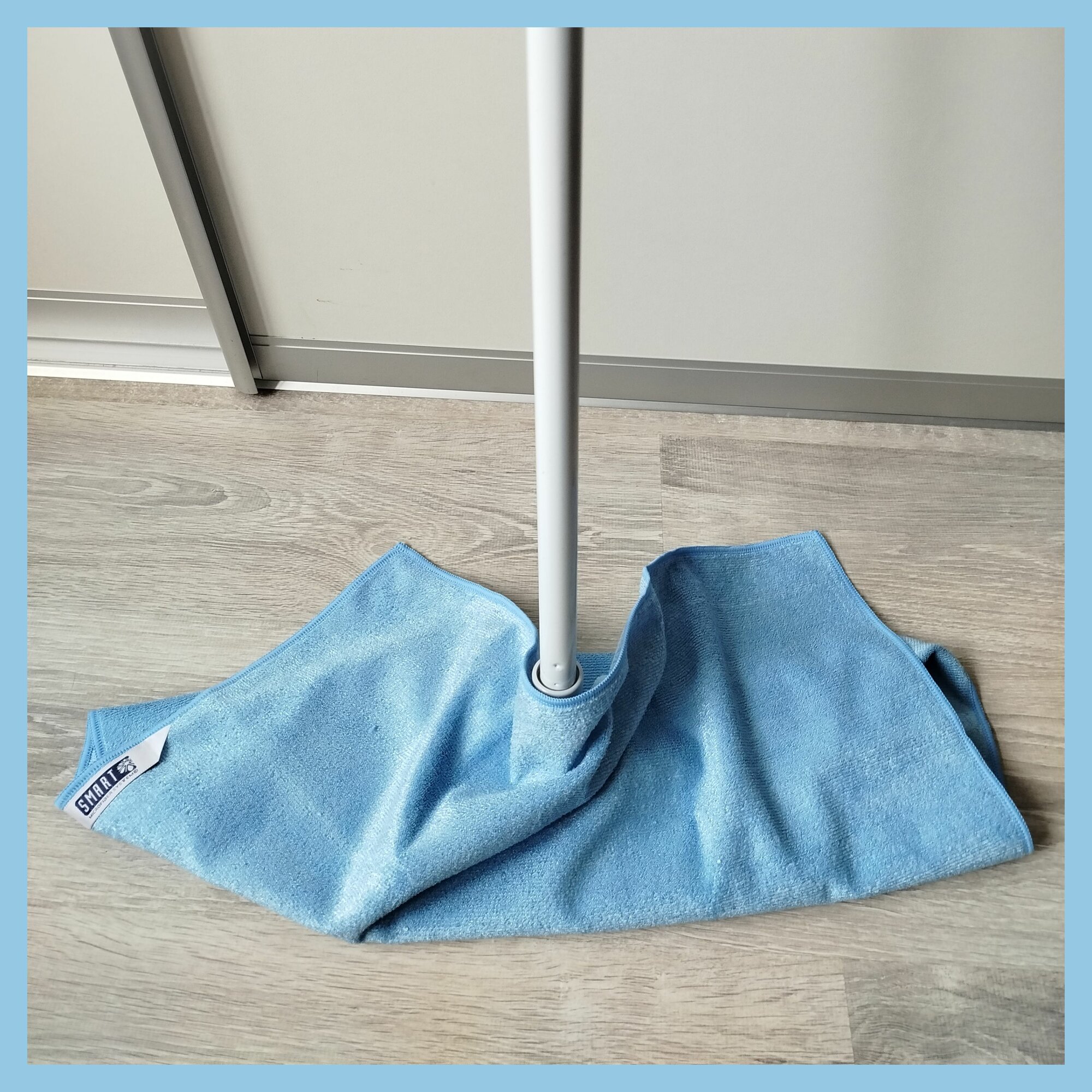 Салфетка Smart Microfiber System, для пола, 50x60см, впитывающая