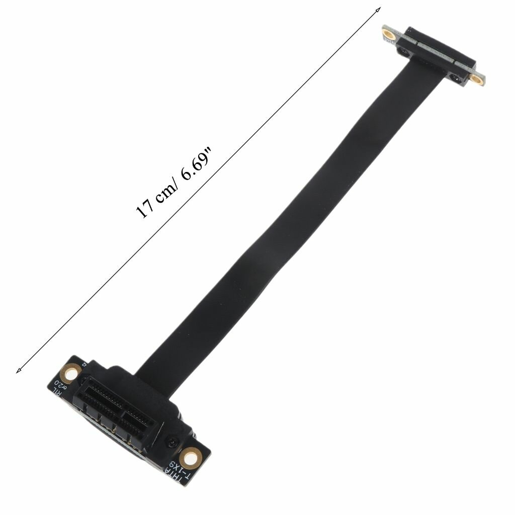 PCI-E X1 PCI Express 1X Удлинитель Стояка Кабель-шнур Двойной Вертикальный прямоугольный