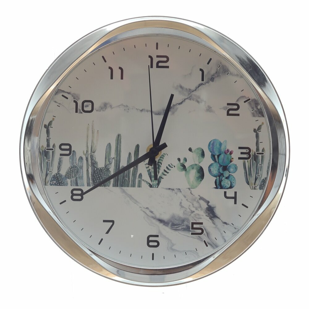 Часы настенные декоративные (1xАА н/п), 25х4х25 см KSM-817154