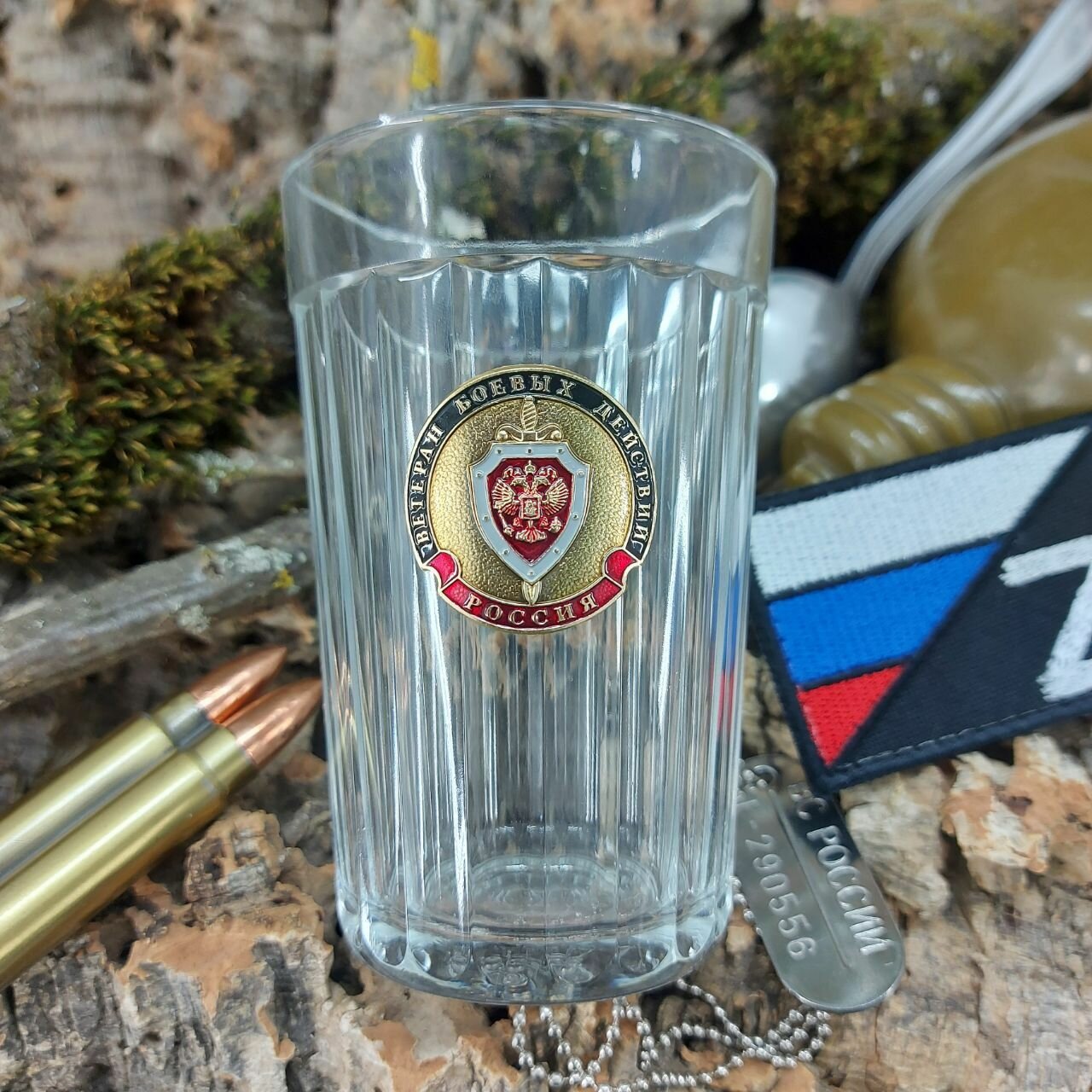 Стакан граненый ветеран боевых действий России