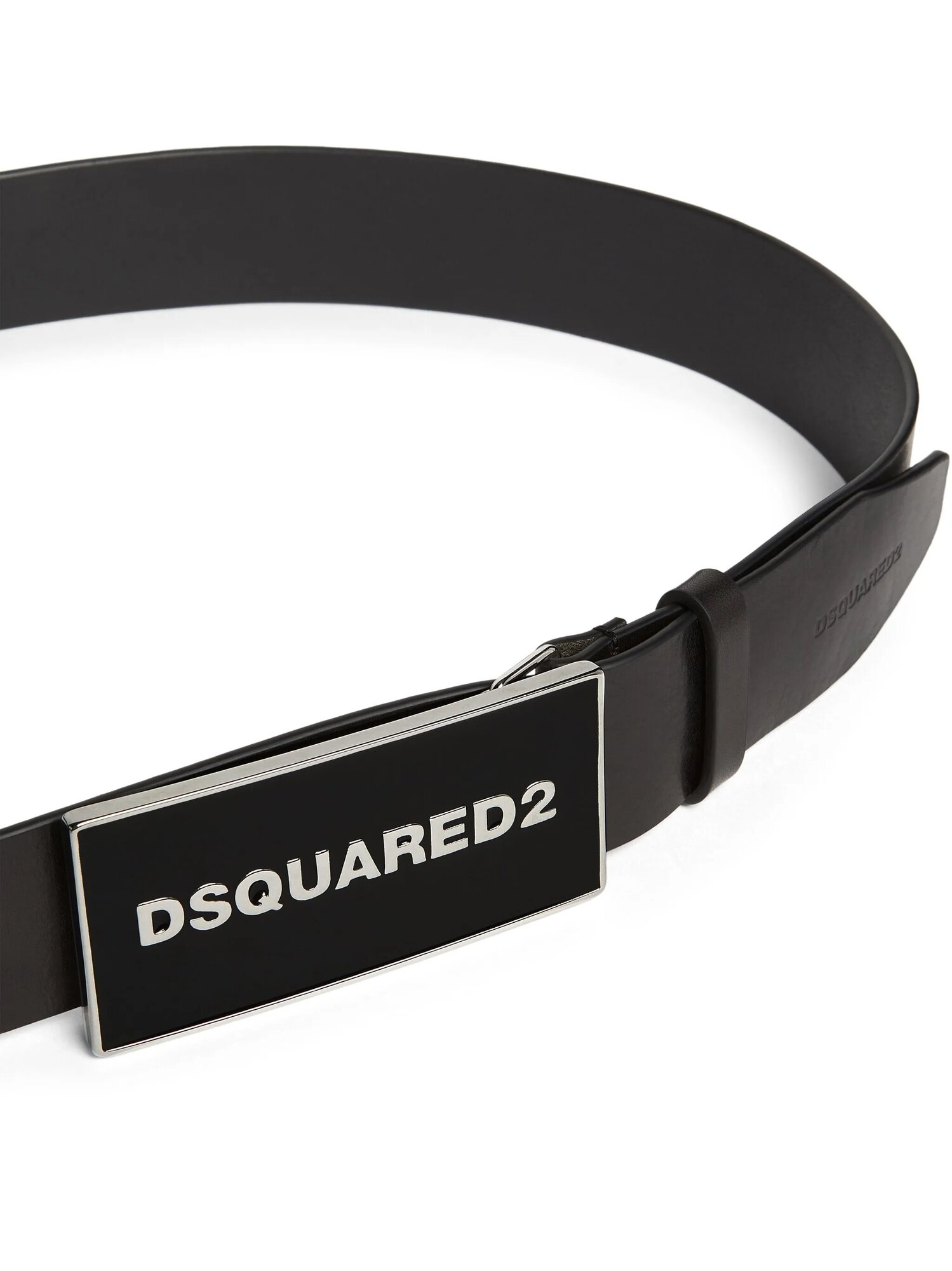 Ремень DSQUARED2 для мужчин, размер 85, черный — фото 1