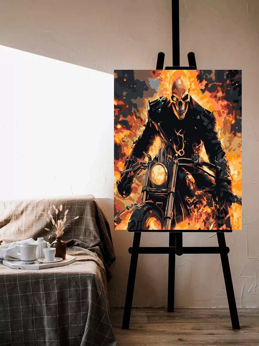 Картина по номерам Призрачный гонщик