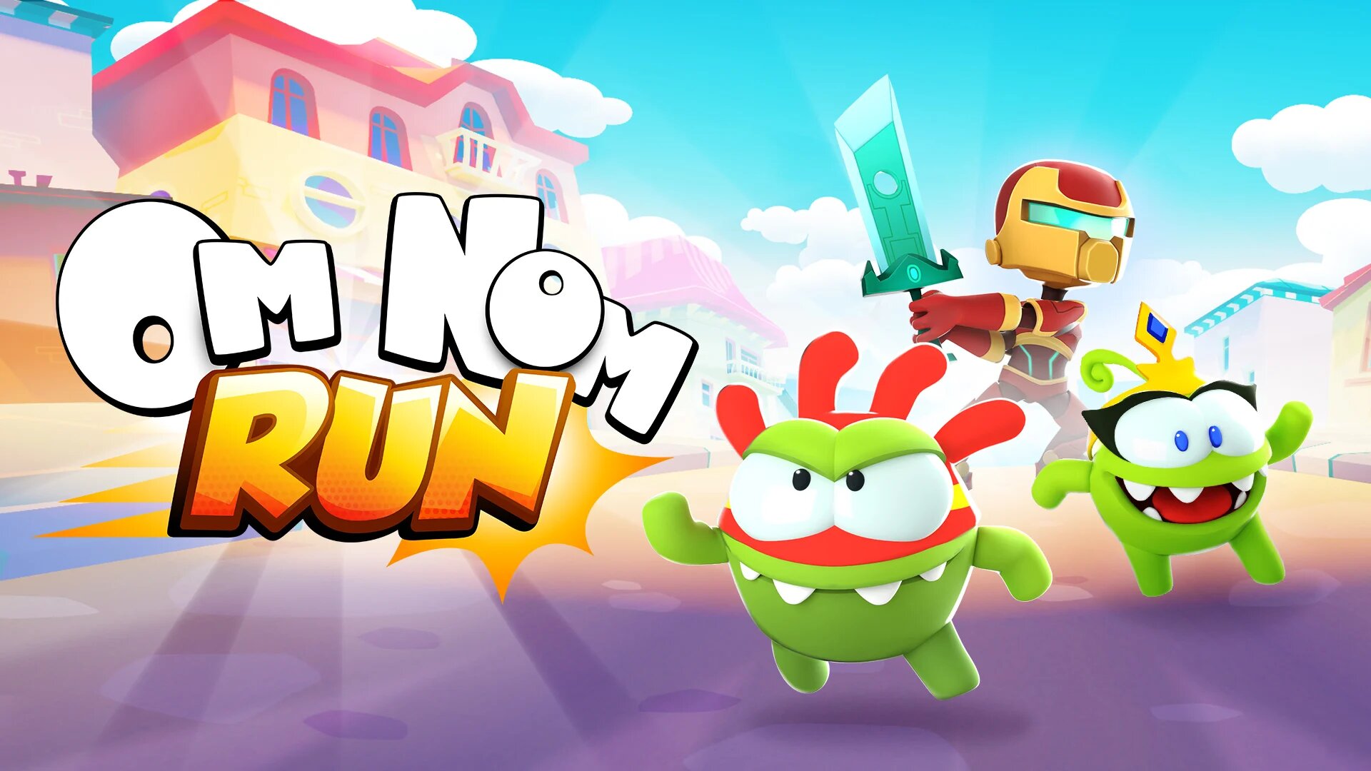 Игра Om Nom: Run для Nintendo Switch - Цифровая версия, США
